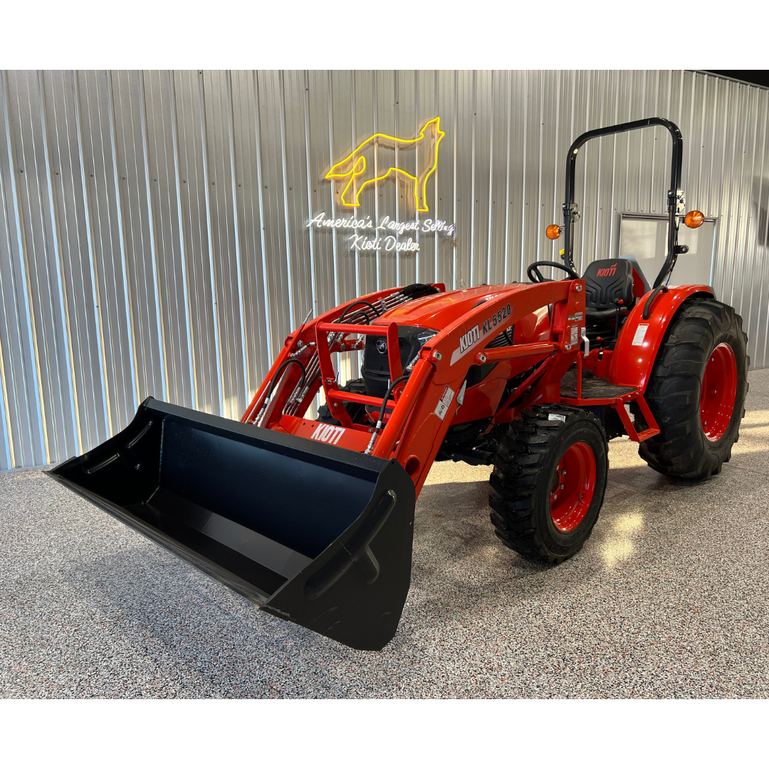 KIOTI DK5520 with Factory Loader – Larry Stovesand Equipment